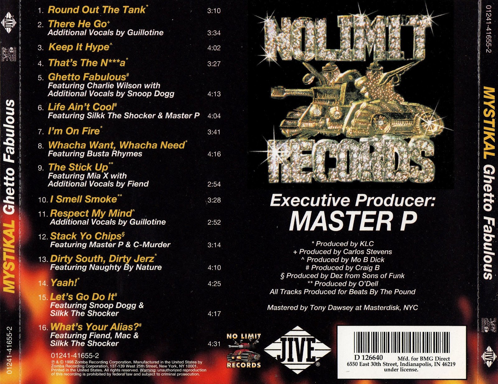 Mystikal - Ghetto Fabulous [1998] Flac + 320kbps * RlsMaradona